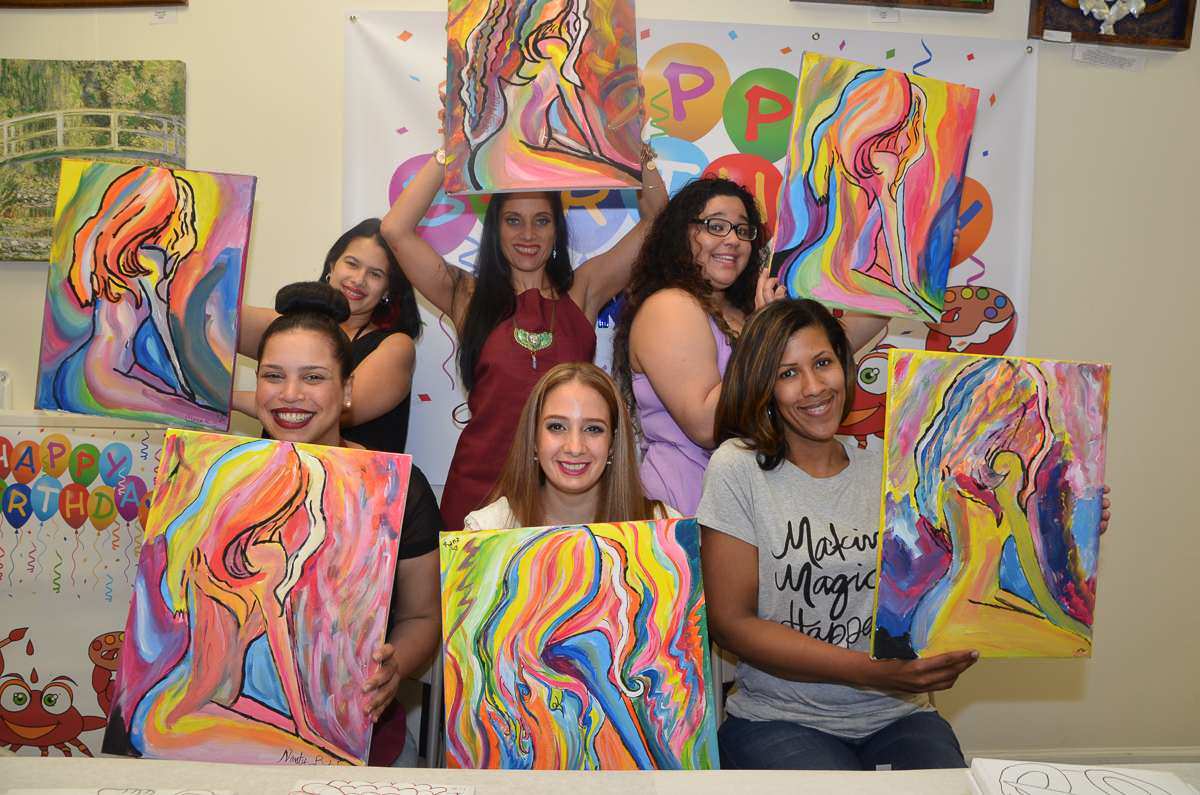 Sip And Paint Parties For Adults In Brooklyn NY Art Fun Studio